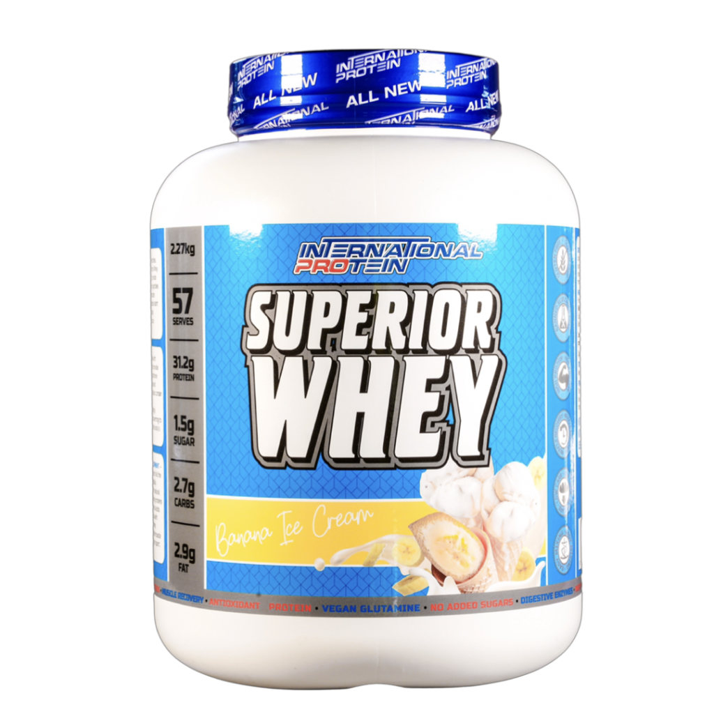 International Protein – Superior Whey: Banana (48) – Wagga Supps