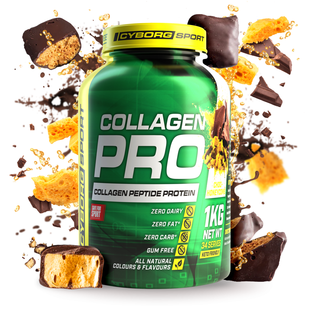 CYBORGSPORTS – Collagen Pro: Choc-Honeycomb (1kg) – Wagga Supps