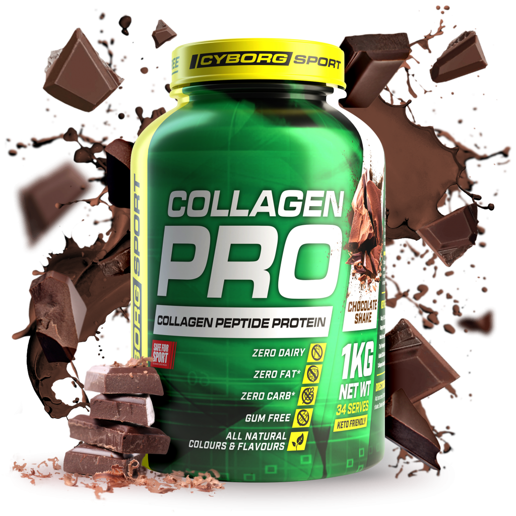 CYBORGSPORTS – Collagen Pro: Chocolate Shake (1kg) – Wagga Supps