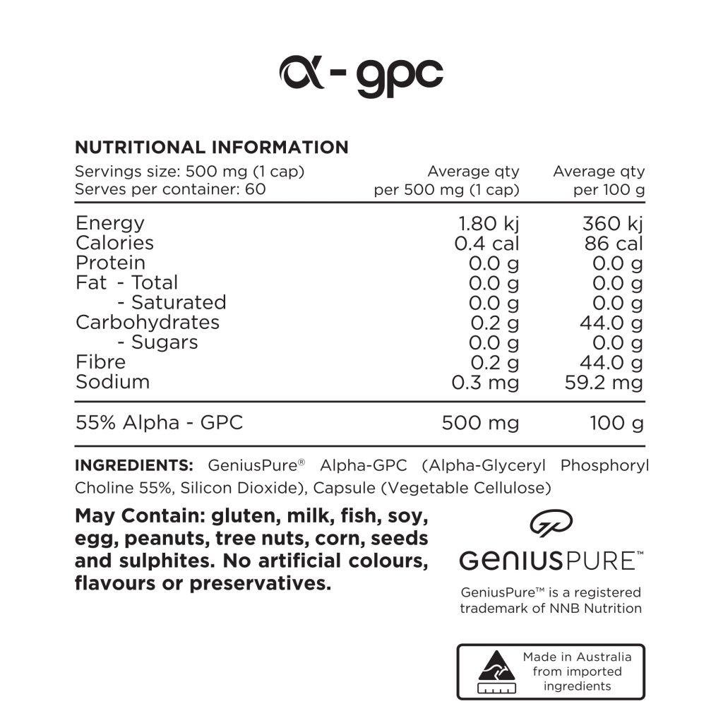 SWITCH – Alpha GPC – Wagga Supps